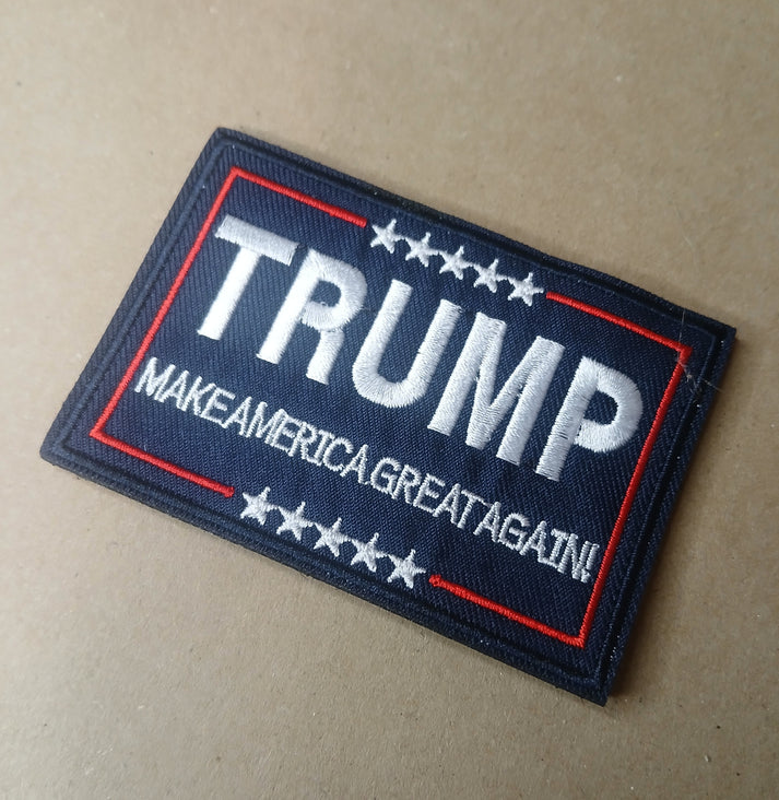 Trump Velcro Patches Hook and Loop MAGA Patch – 2 Pints Fishing